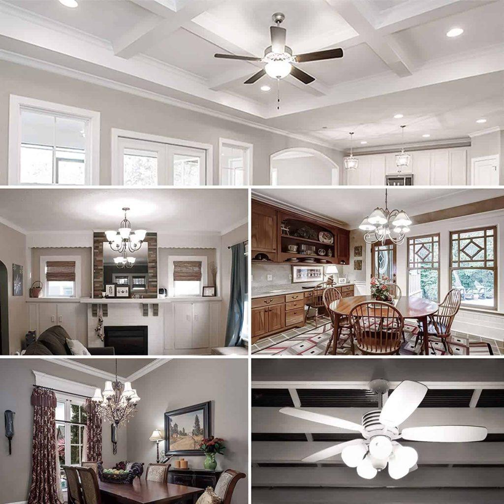 What Size Light Bulb For Ceiling Fan? - IndoorClime